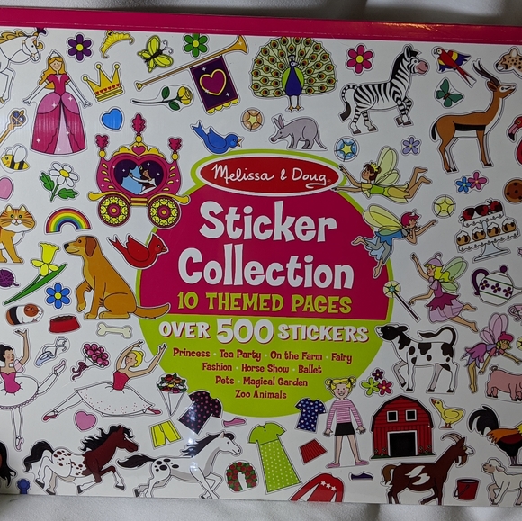 Melissa & Doug | Toys | Melissa Doug Sticker Collection Pink | Poshmark
